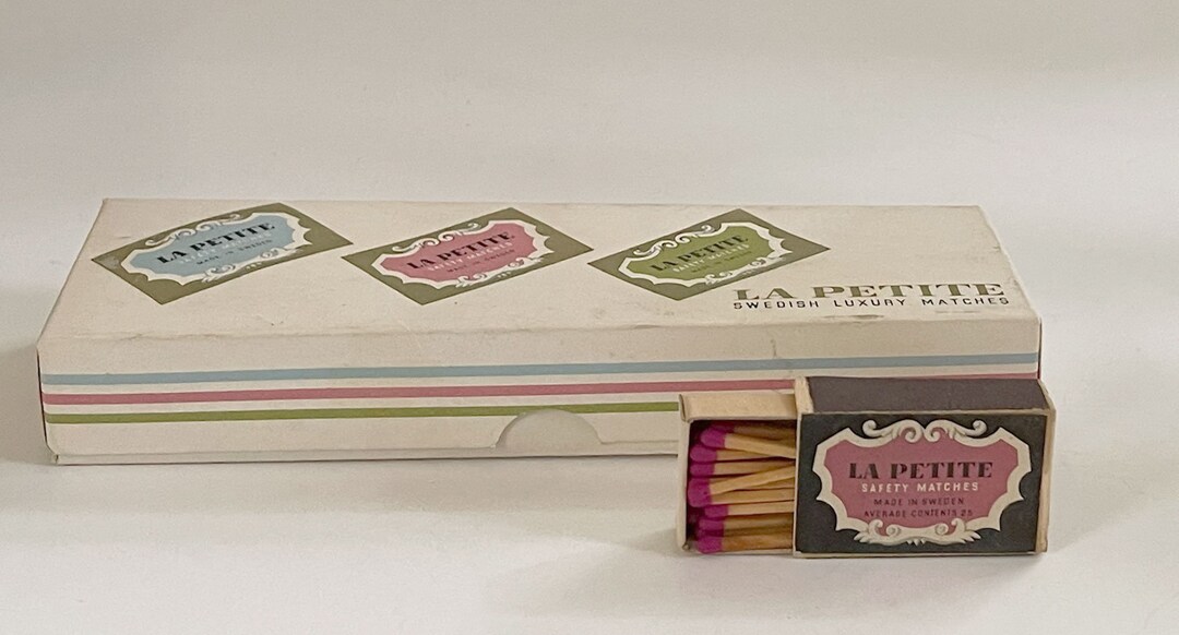 La Petite Miniature Safety Matches Manufactured in Sweden / Vintage ...