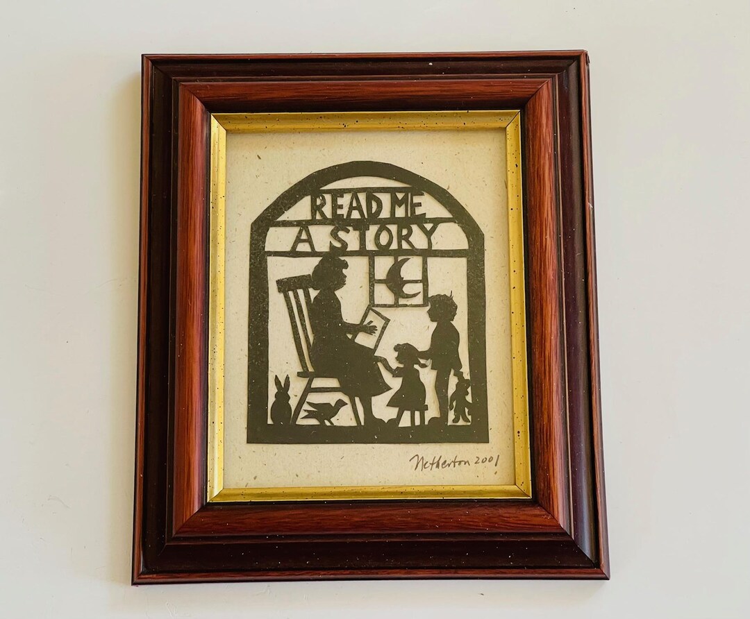 Original Scherenschnitte, Paper Cut Framed / the German Art of Paper ...