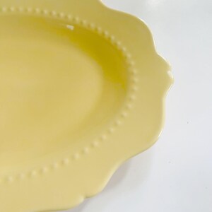 Southern Living Hospitality Butter Yellow Large Oval Platter / 17" Oval ...