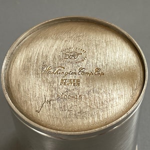 Pewter Stieff Washington Camp Cup P100-16 Valley Forge Historical ...