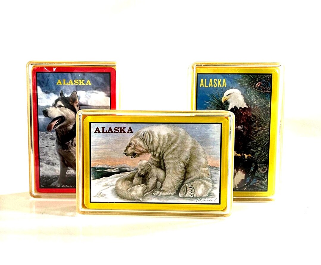 Alaska Playing Cards 3 SEALED Decks Alaska Souvenir Playing Cards ...