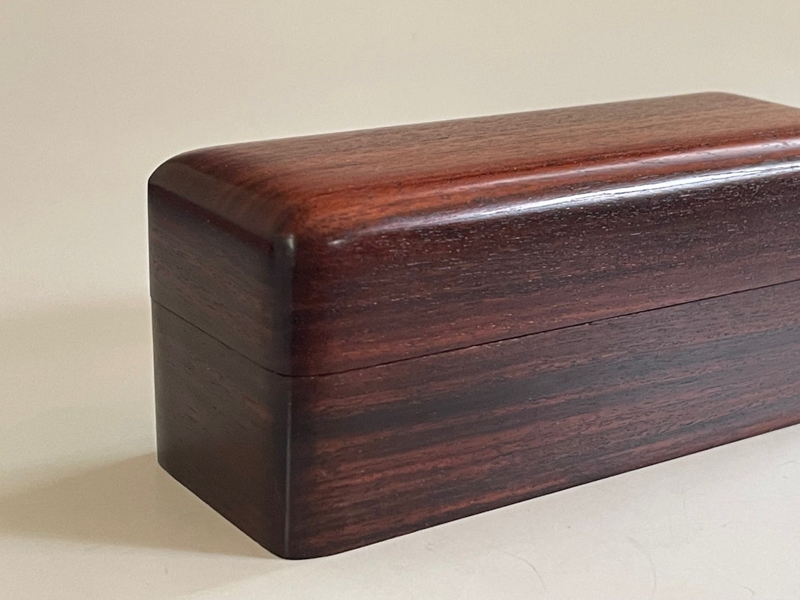 Rosewood Exotic Wood Keepsake Box / David and Kim Okrant / - Etsy
