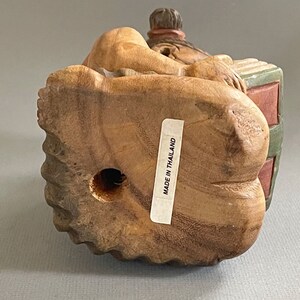 Hand Carved Wooden Girl Reading a Book / Carved Wood Sculpture / Wood ...