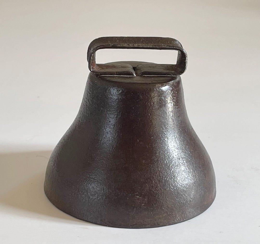 Antique Sheep Goat Bell With Clapper / Collectible Working Metal Bell ...
