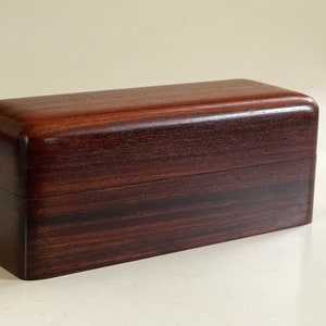 Rosewood Exotic Wood Keepsake Box / David and Kim Okrant / - Etsy