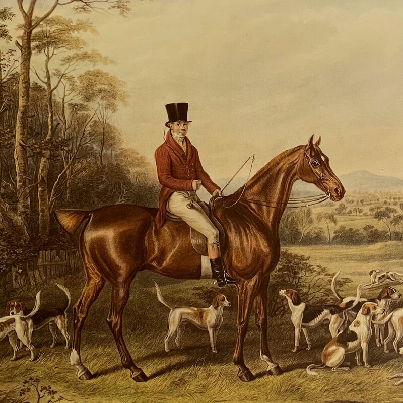 Hunting Scene - Etsy