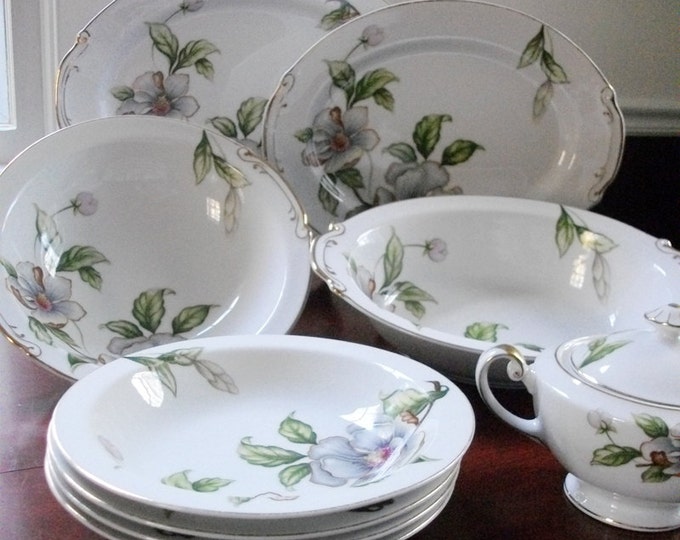 Roselyn China Dogwood Pattern Serving Pieces, Bowls and Sugar Bowl - Etsy