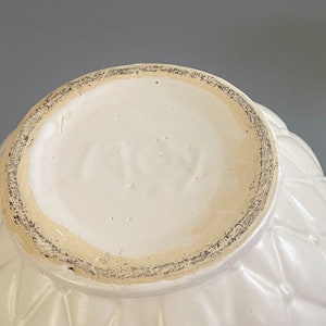 Large Mccoy USA Jardinière Planter Pot Matte White Quilted Diamond ...