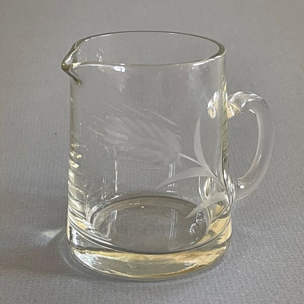 Small Glass Pitcher - Etsy
