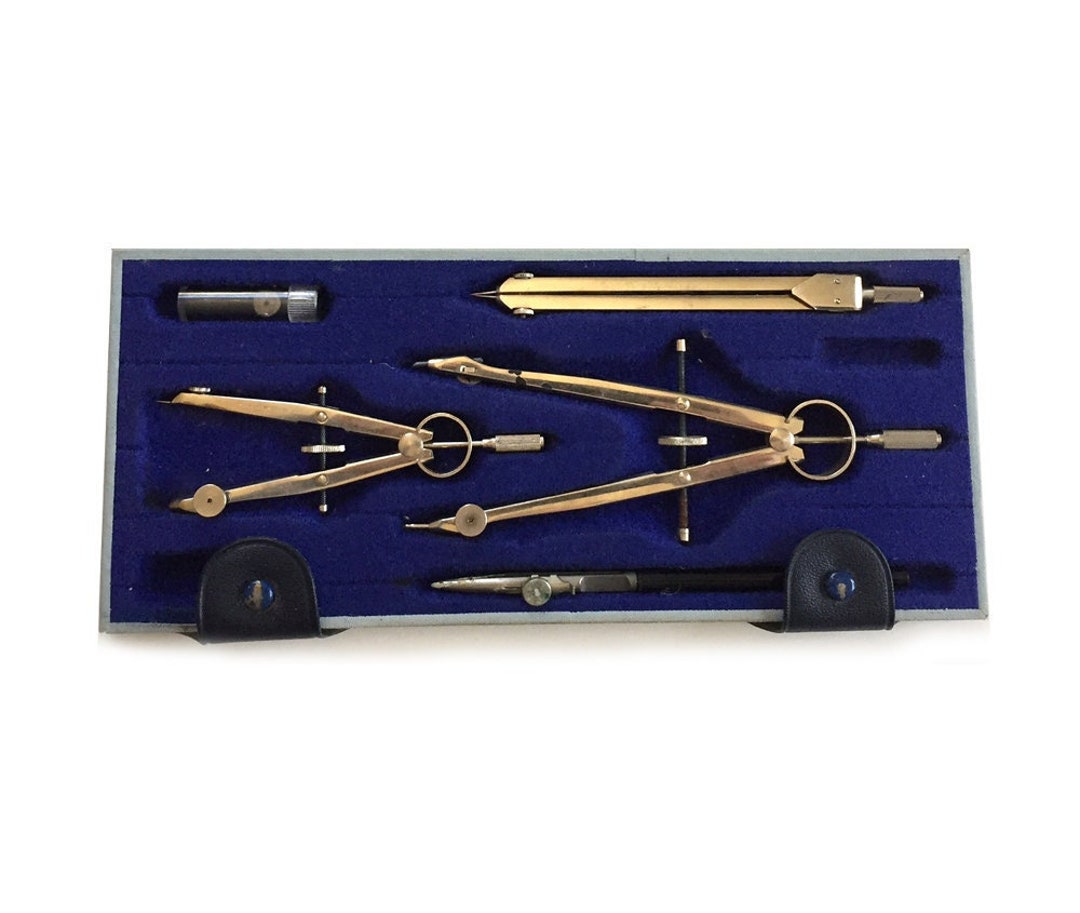 Vintage Alvin Basic-bow Standard Drawing Set 795B Made in Germany ...