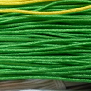 24 Metre Bundle of 1mm Coloured Elastic Cord in Grass Green - Etsy