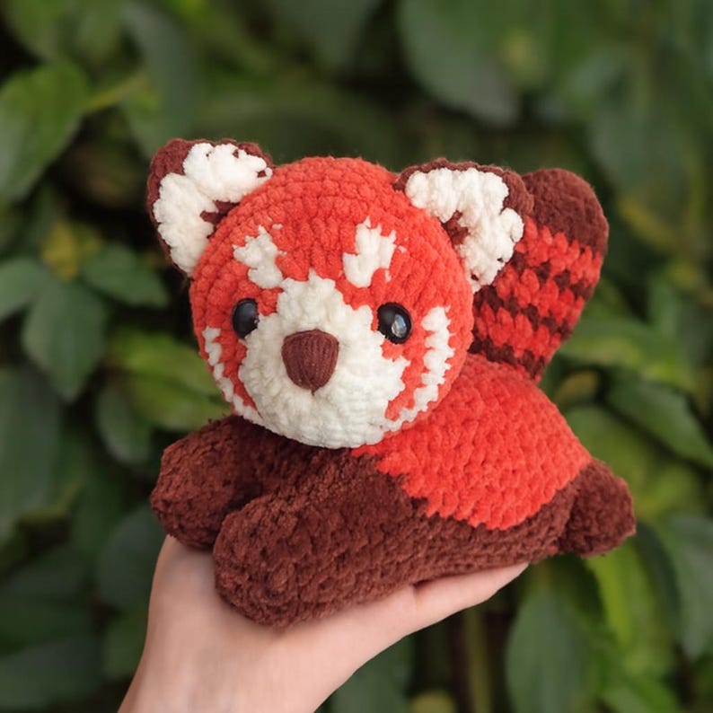 Red Panda Crochet Pattern | PDF Amigurumi Pattern for Beginners | Cute ...