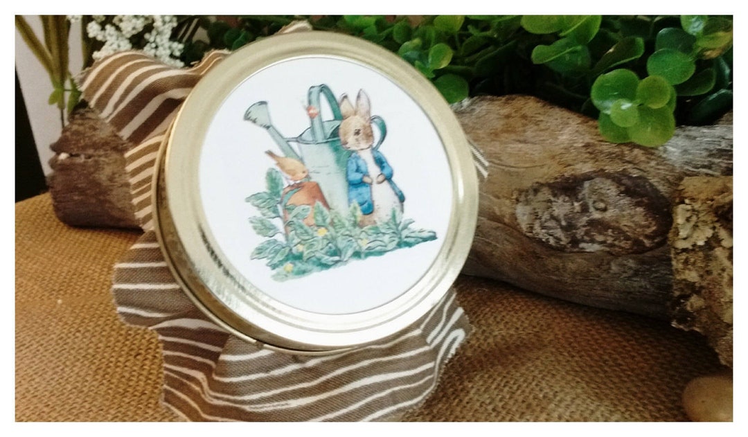 Peter Rabbit Jam Jar Stickers XL 2.5 Inch Stickers Peter Rabbit Party ...