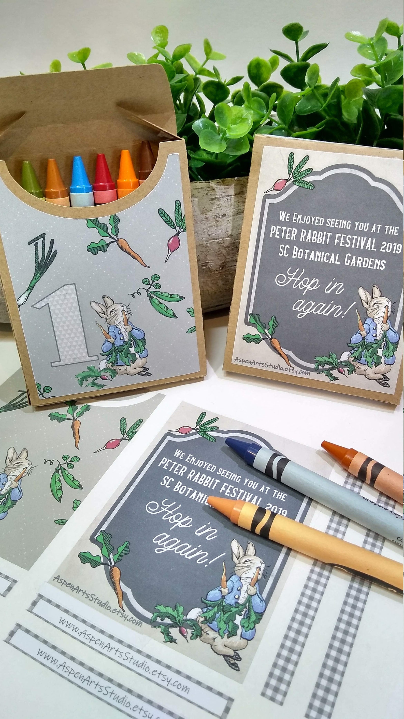 NEW Peter Rabbit Custom Crayon Box Party Favor Kit Peter - Etsy