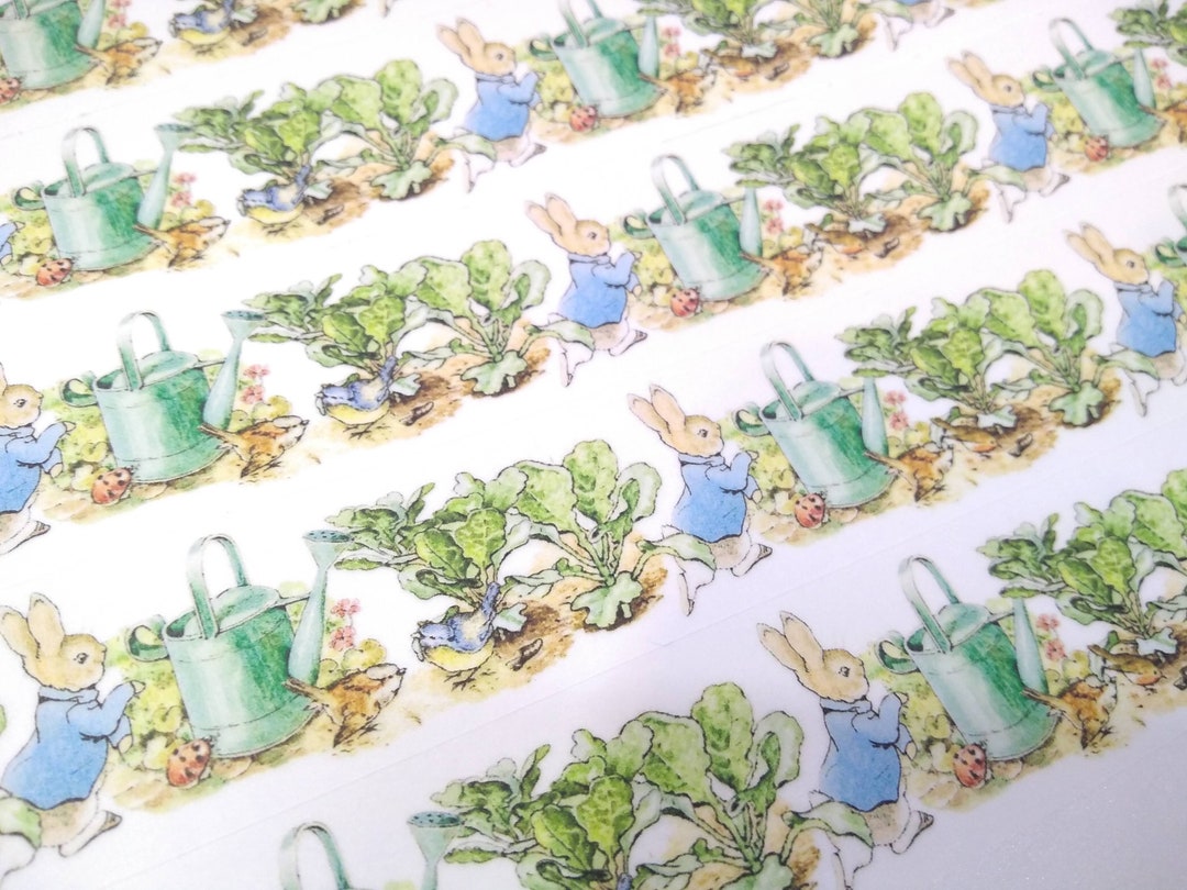 Peter Rabbit Washi Tape Stickers for Stationery, Scrapbook, Cards or ...