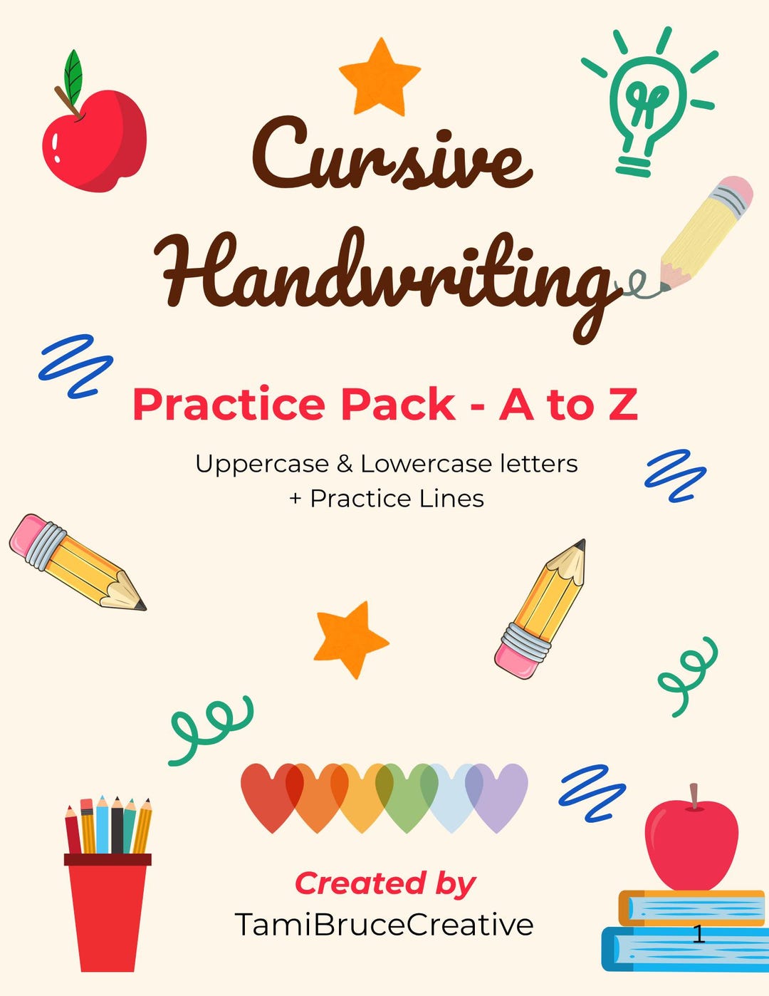 Cursive Handwriting Workbook for Kids-alphabet, Words and Practice ...