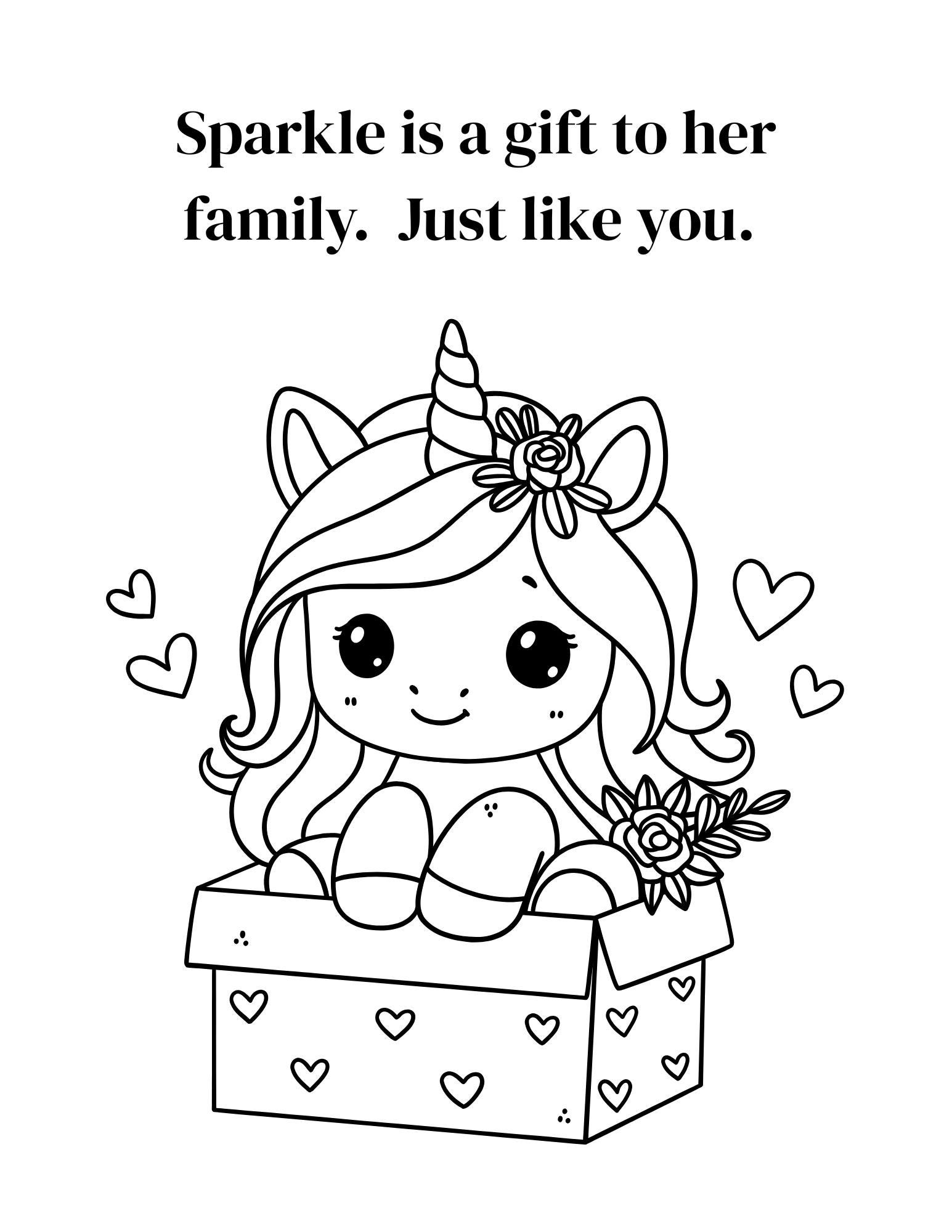 Unicorn Coloring Book for Kids –20 Printable Pages – Cute Magical ...