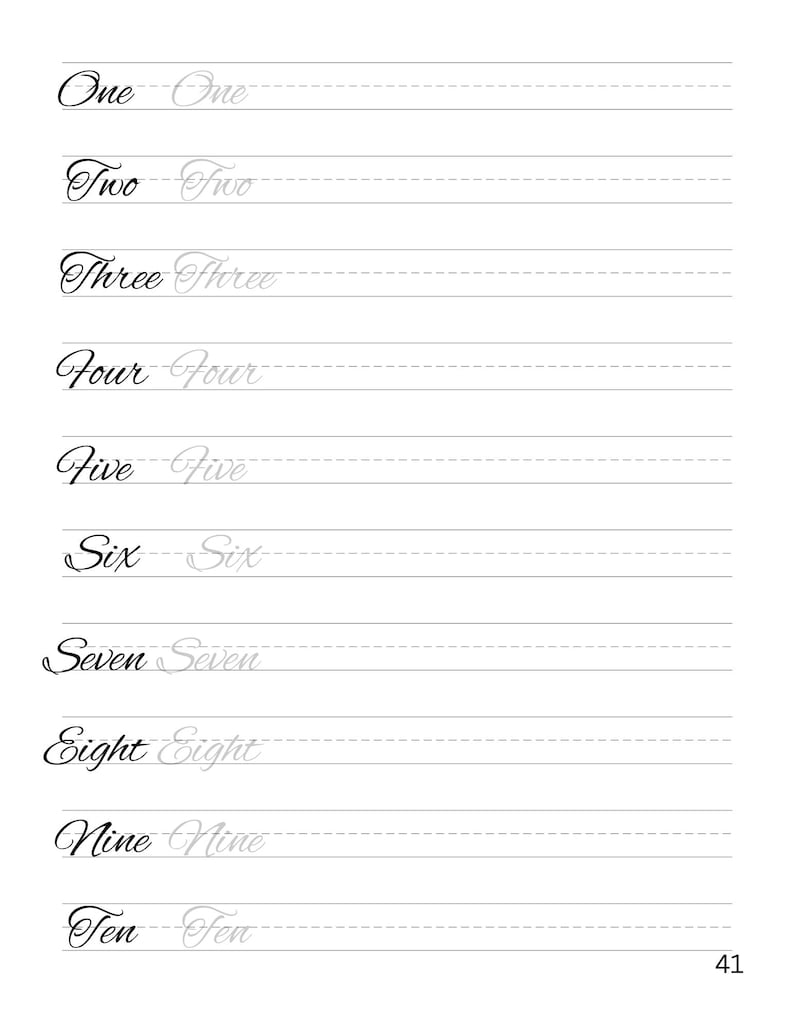 Cursive Handwriting Workbook for Kids-alphabet, Words and Practice ...