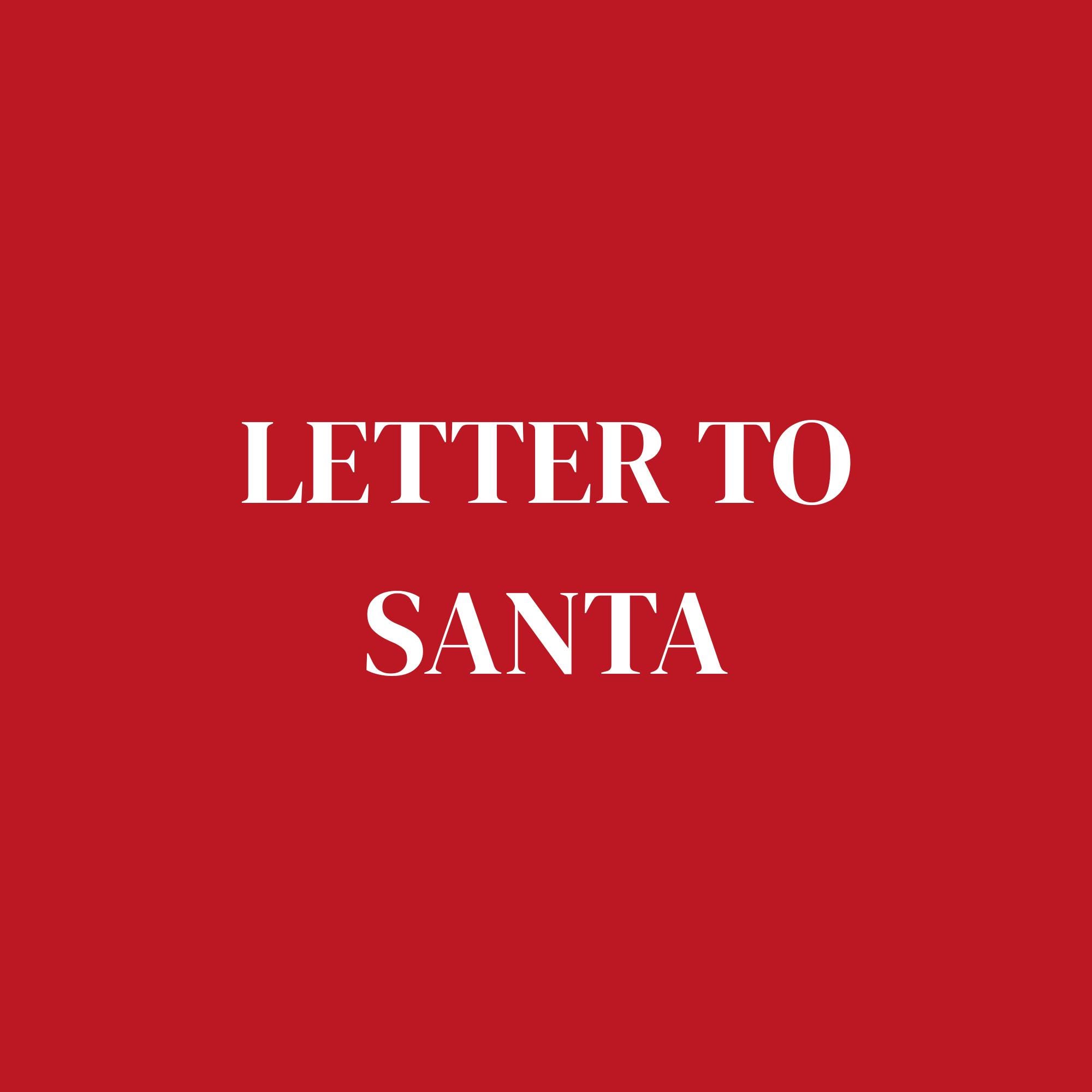 Letter to Santa Printable-christmas Wish List for Kids-cute Dear Santa ...