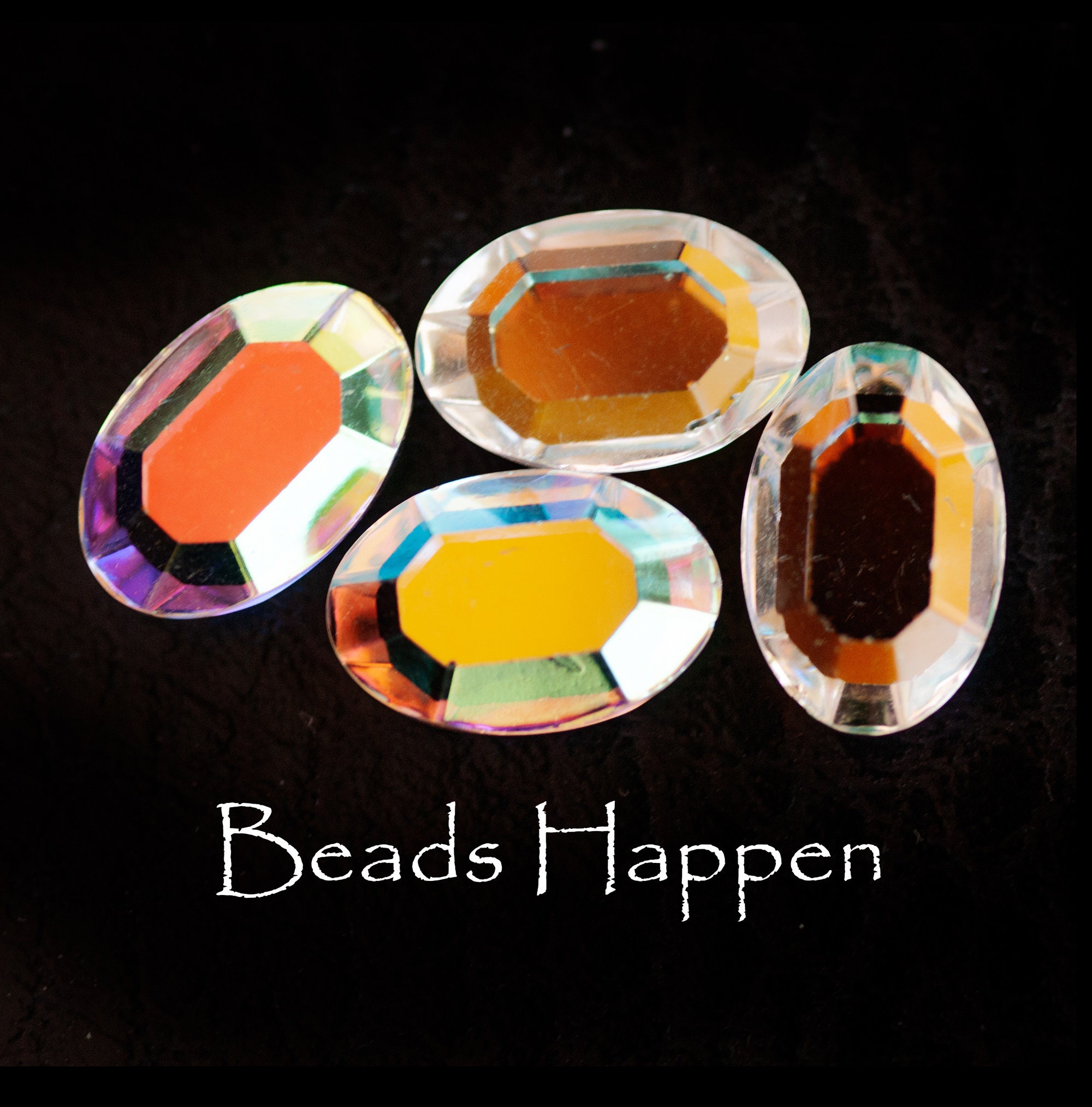 12x8mm Oval SWAROVSKI Channel Cut Crystal AB Faceted Oval - Etsy UK