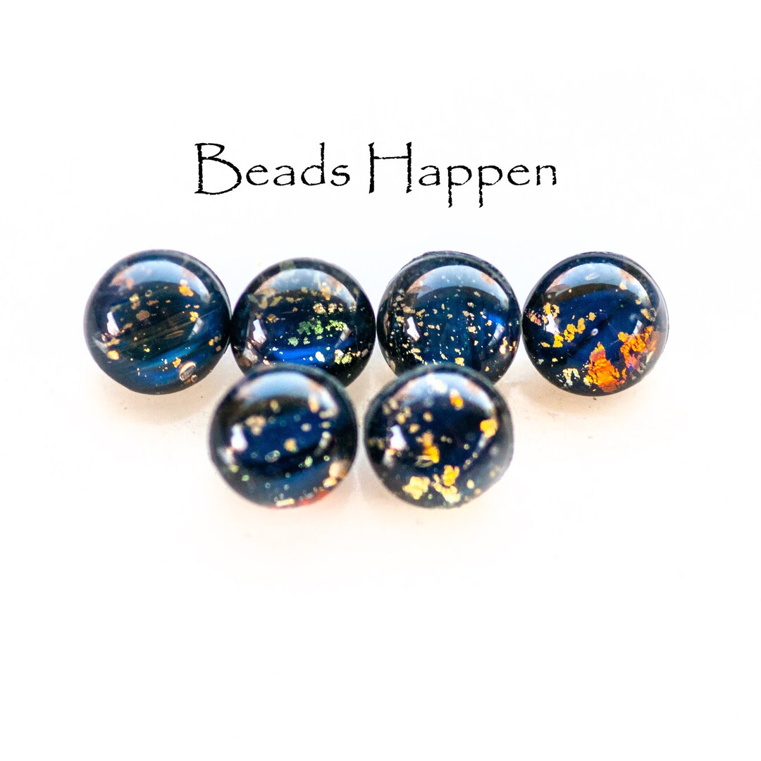 VINTAGE 30ss 6.5mm Black Opal Glass Chatons From Czechoslovakia,, 30ss ...