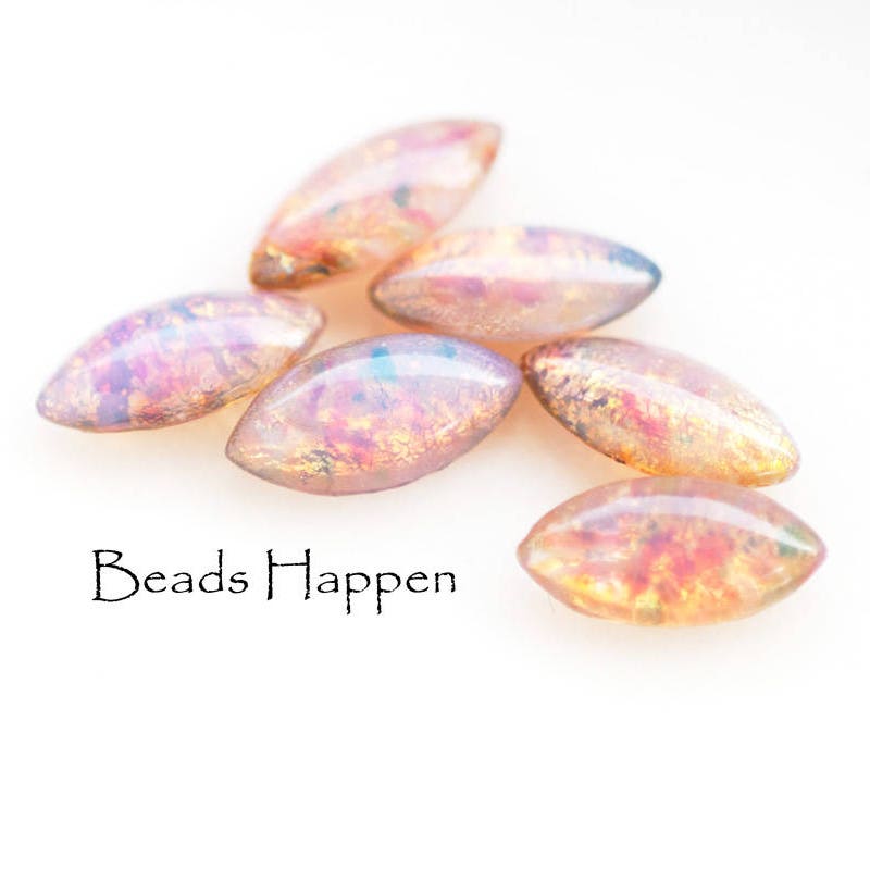 Navette Opals - Etsy