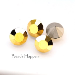 39ss Gold Aurum Chatons, Gold 39ss 40ss Chatons, Round Chatons ...