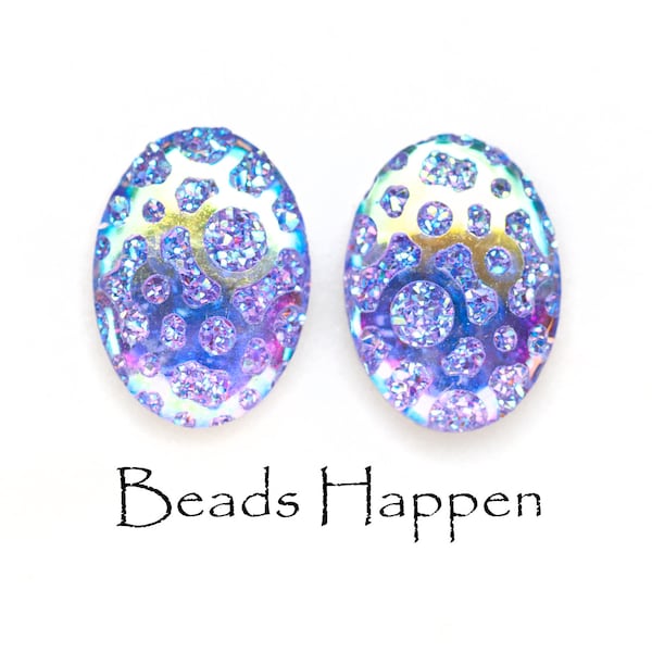 Oval Resin Beads - Etsy