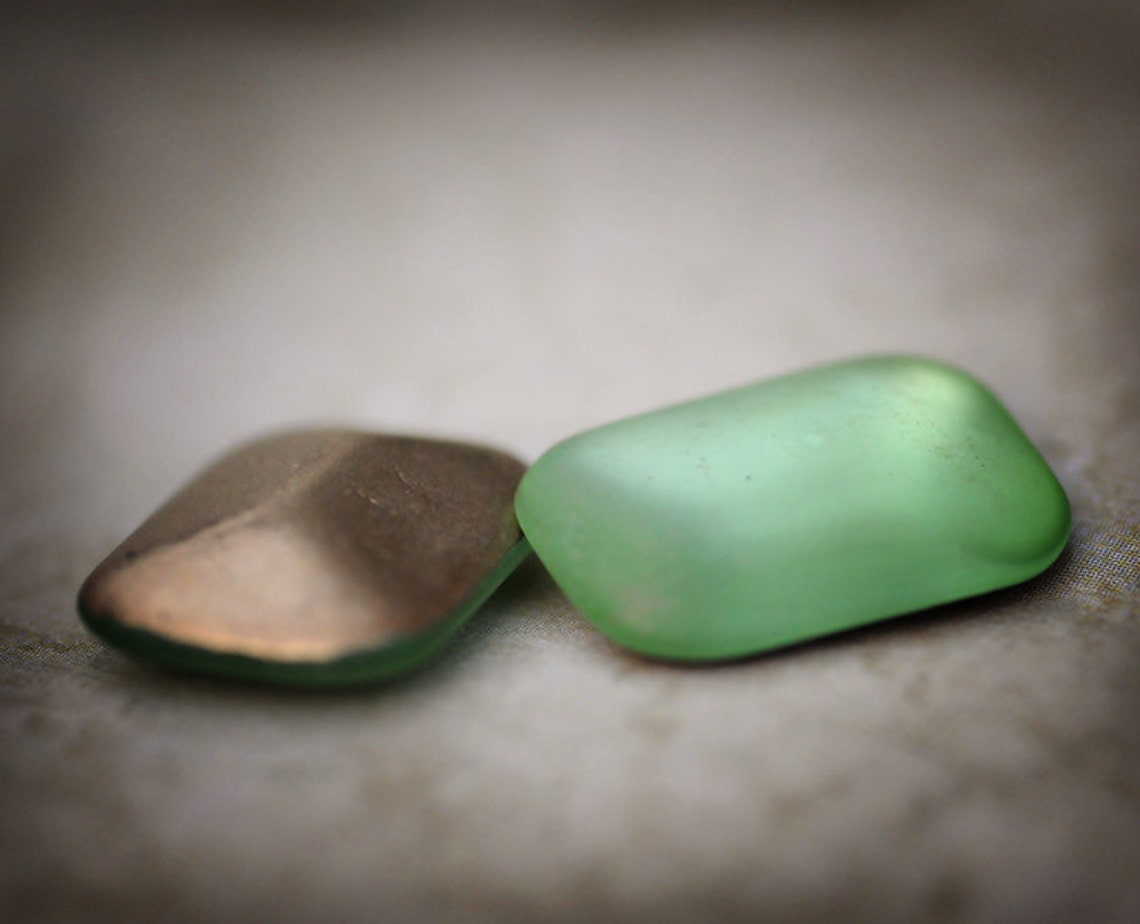 18x13mm UNUSUAL Vintage Octagon Glass Gems Jewels Stones - Etsy