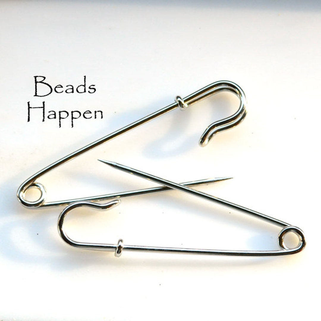 Sturdy 3" Laundry Pins, Three Inches, Three Inch, Bright Silver Finish ...