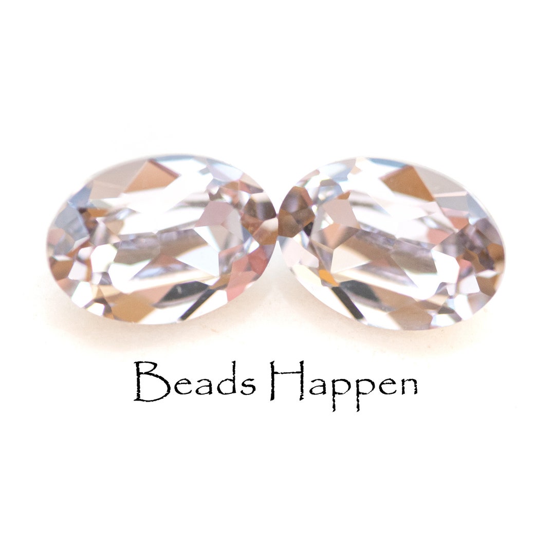 14x10mm SWAROVSKI Smoky Mauve Oval Crystals Jewels Stones, 14x10 Ovals ...