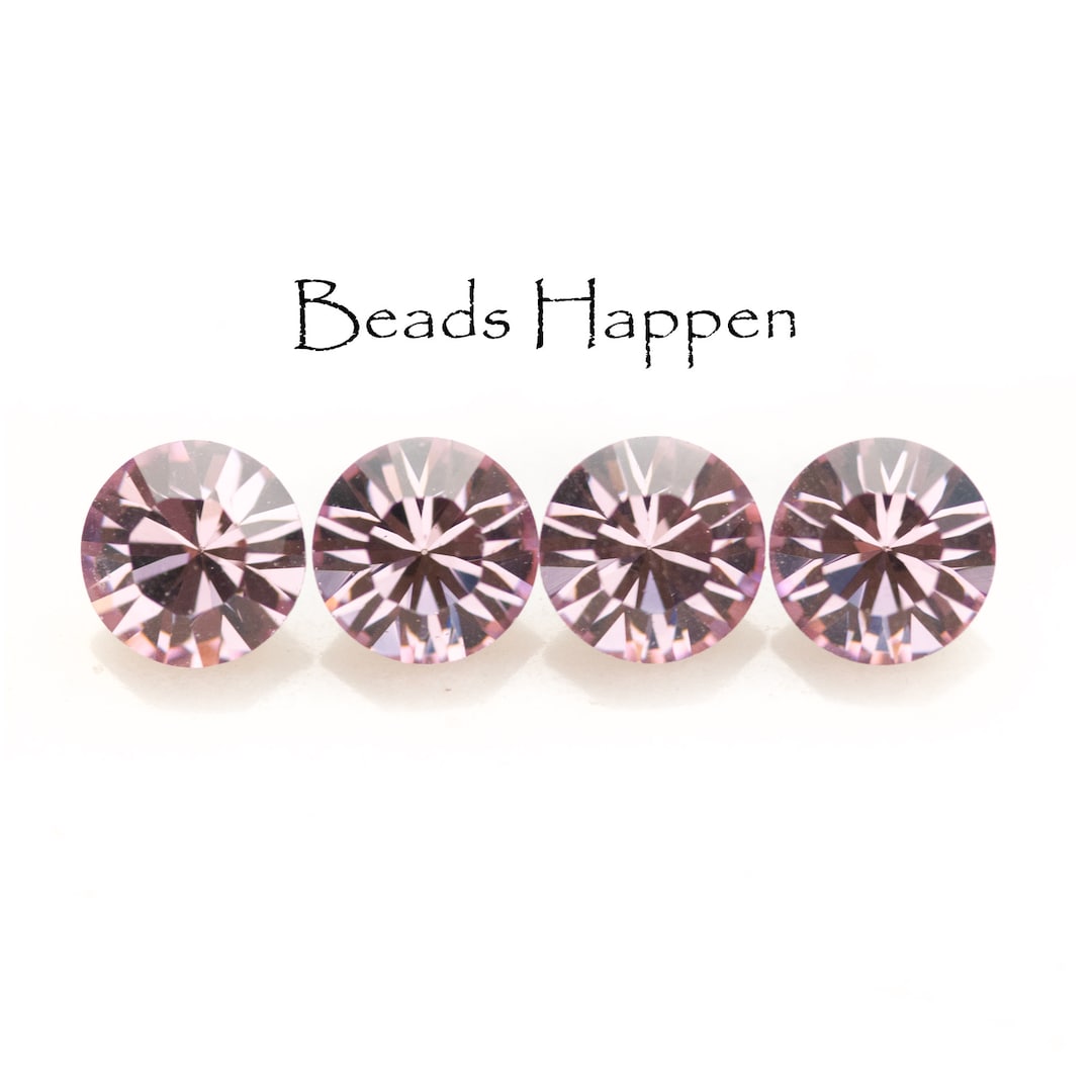 SWAROVSKI 39ss Chatons, 39ss Light Amethyst Purple Chatons, 39ss Round ...