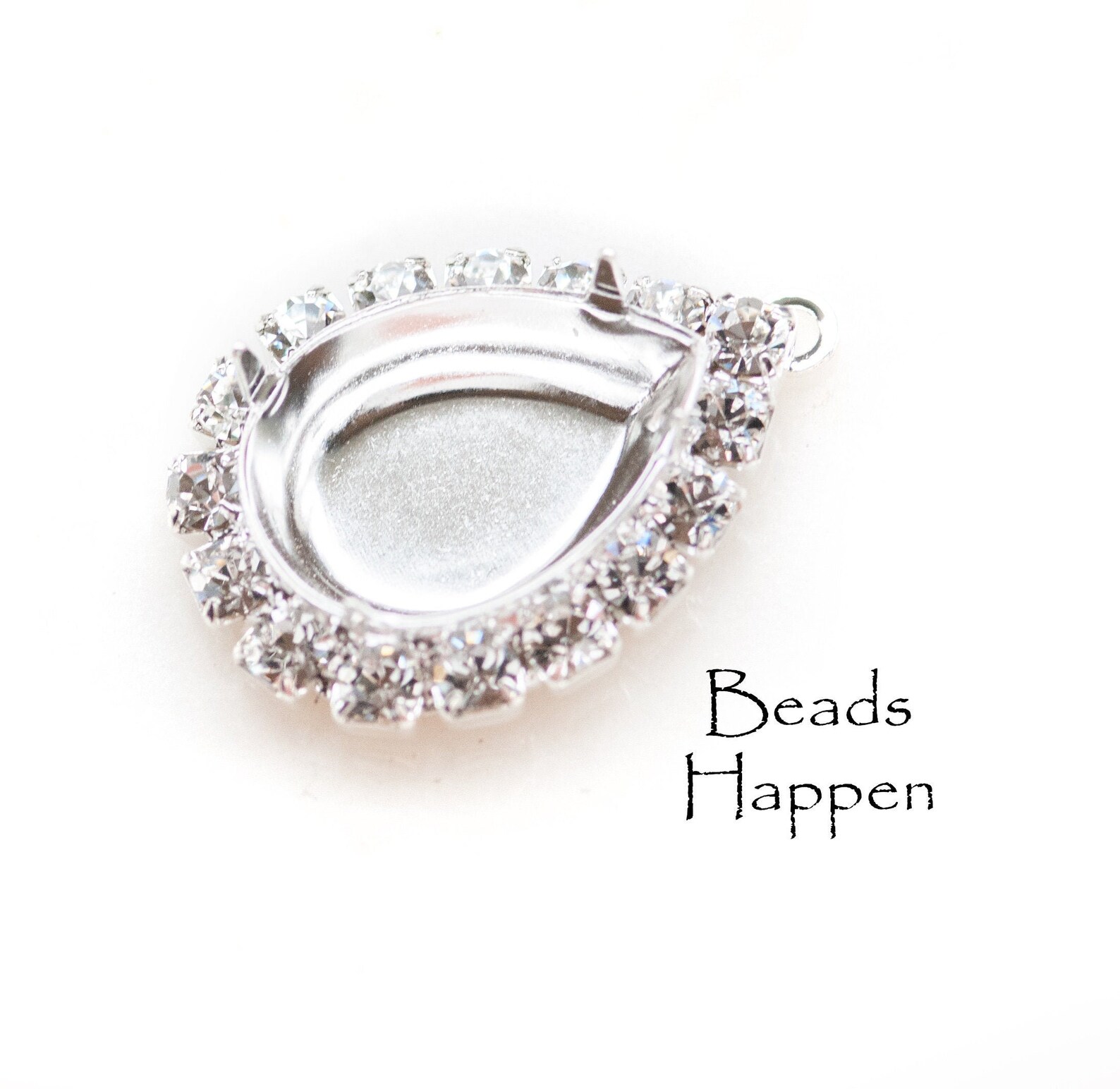 Sensational 18x13mm Pear Stone Setting With SWAROVSKI - Etsy