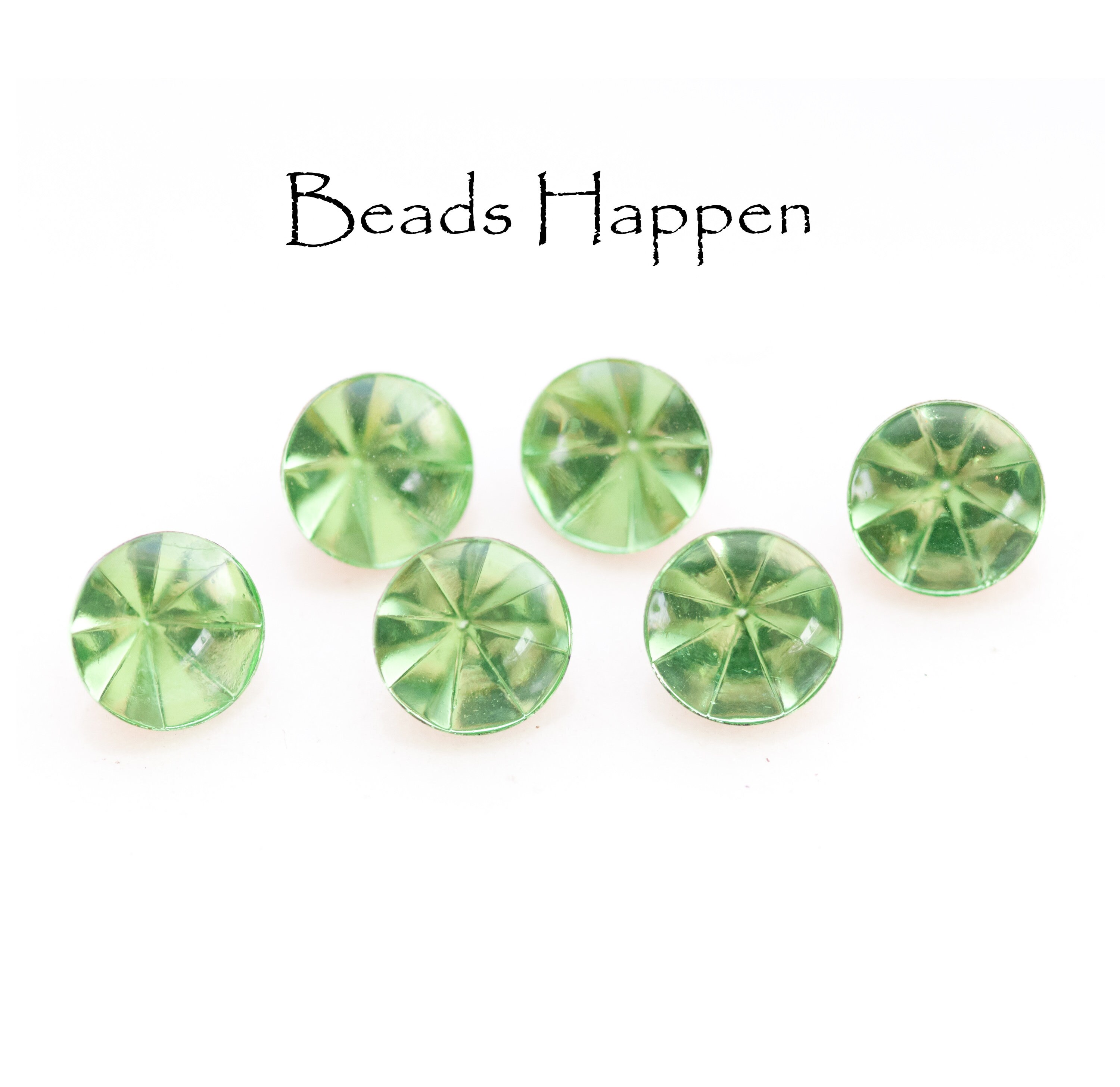 Swarovski 39ss Smooth Top Chatons Vintage Peridot Green | Etsy