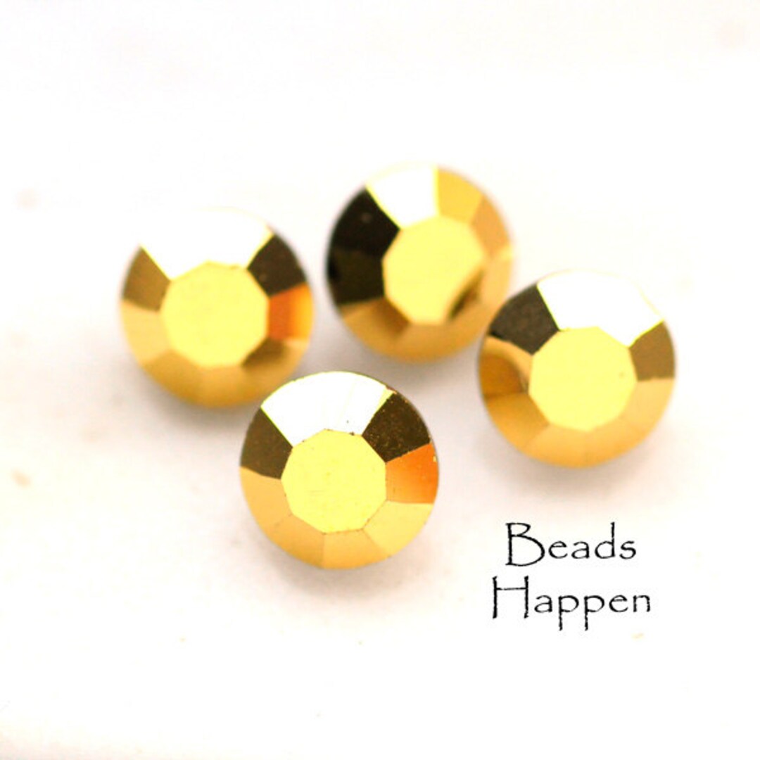 39ss Gold Aurum Chatons, Gold 39ss 40ss Chatons, Round Chatons ...