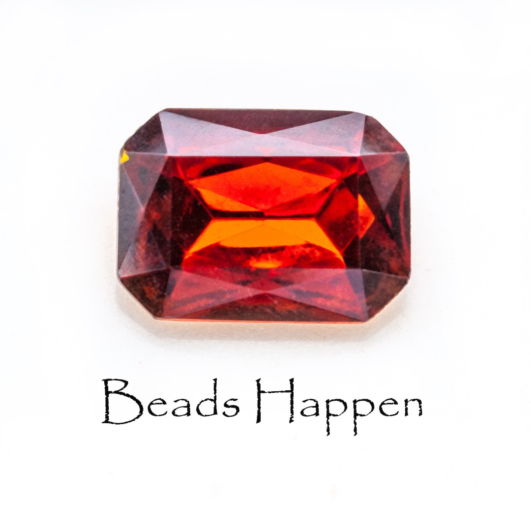 25x18mm Octagon Glass Stone Jewel Gem, Madeira Topaz, 25x18 Octagons ...