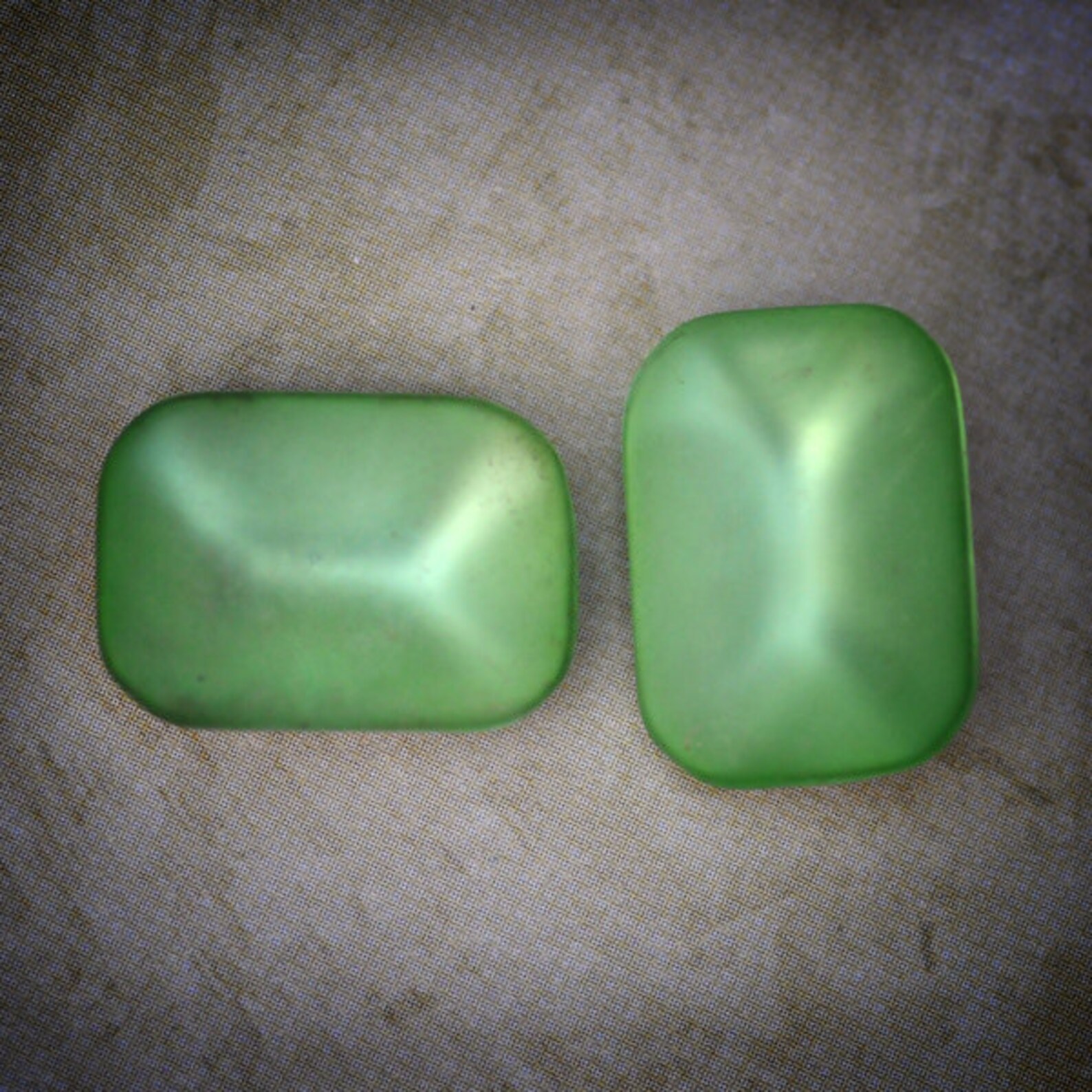 18x13mm UNUSUAL Vintage Octagon Glass Gems Jewels Stones - Etsy