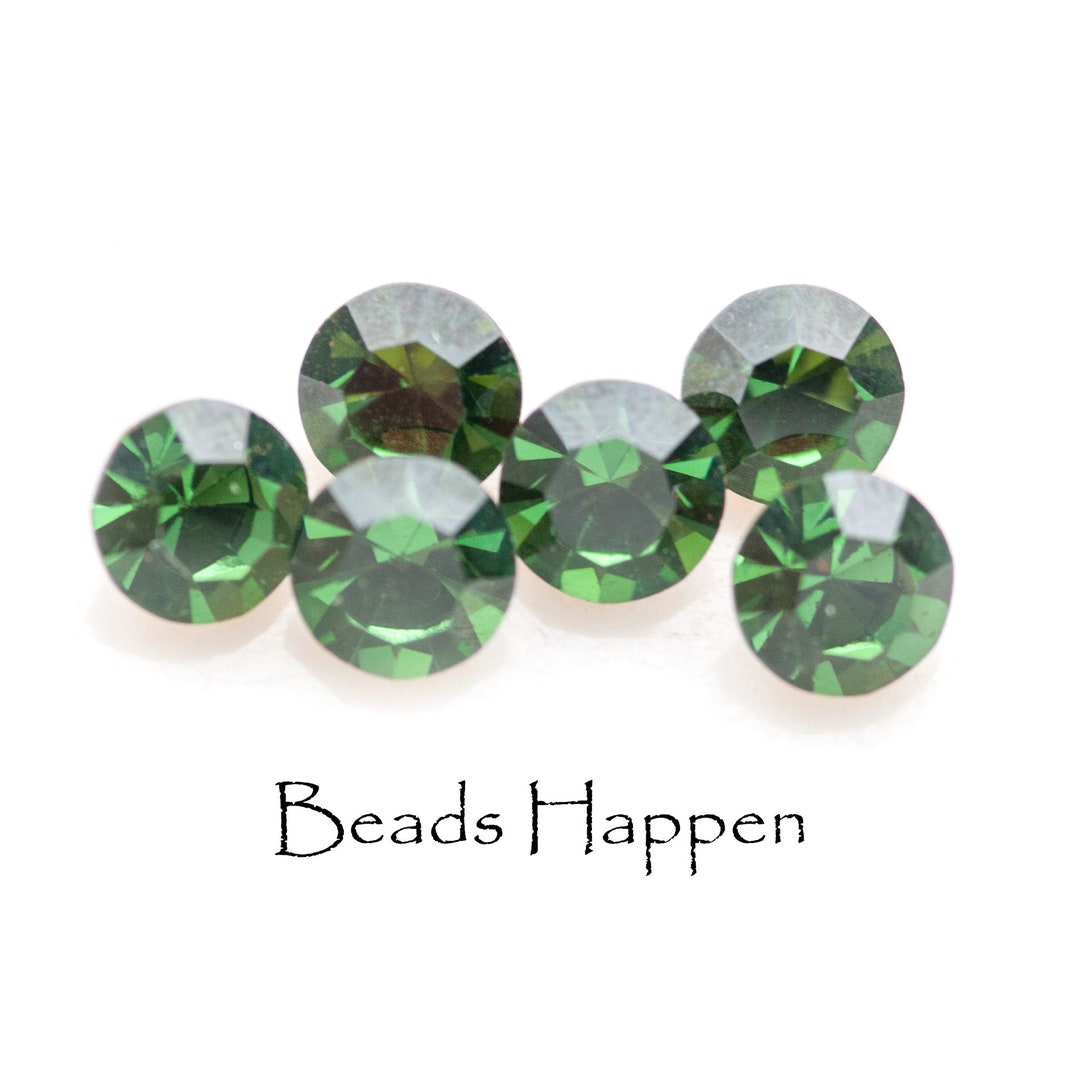 SWAROVSKI 39ss Chatons, 39ss Green Turmaline Tourmaline Chatons, 39ss ...