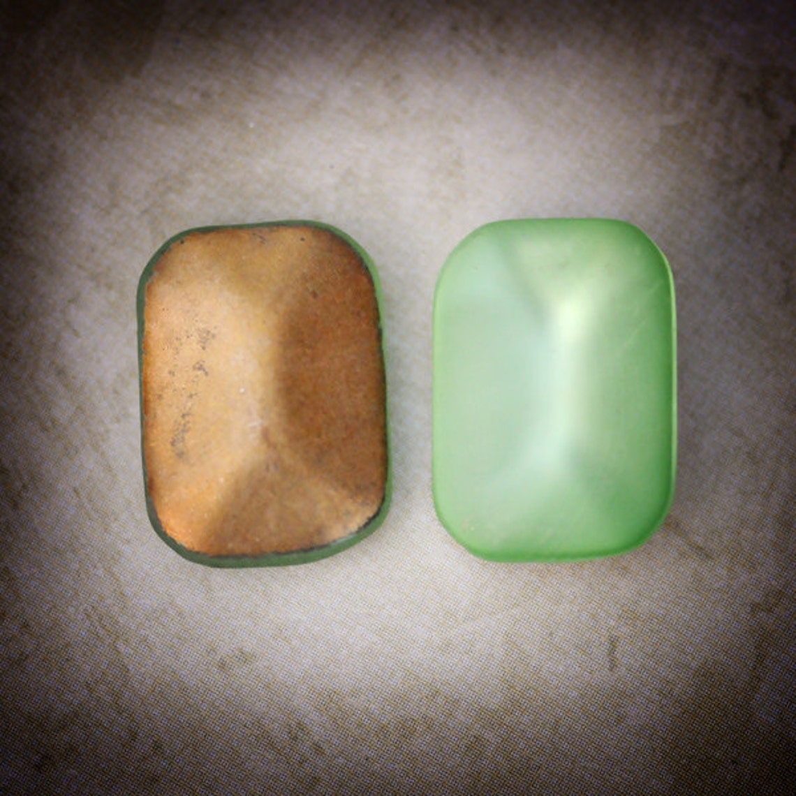 18x13mm UNUSUAL Vintage Octagon Glass Gems Jewels Stones - Etsy