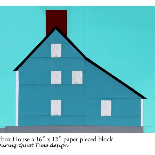 Ranch House Paper Pieced Pattern - Etsy