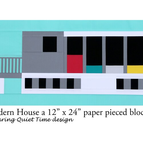 Ranch House Paper Pieced Pattern - Etsy