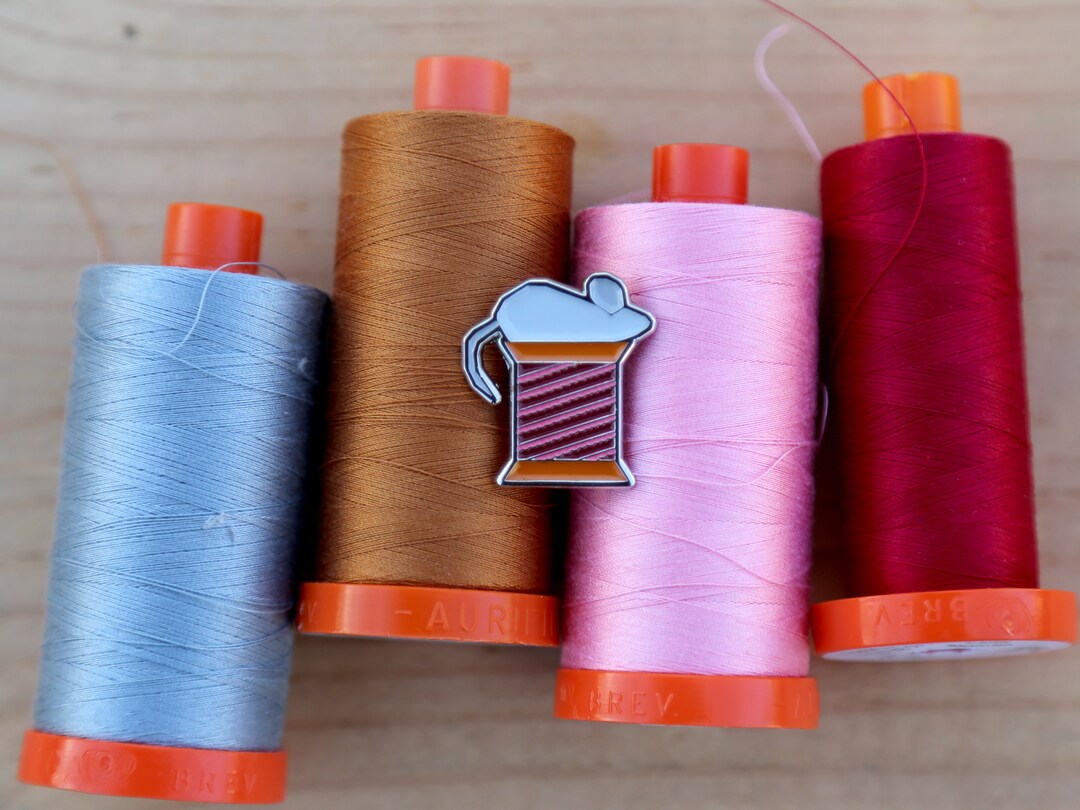 Stitchy Mouse Enamel Pin - Etsy