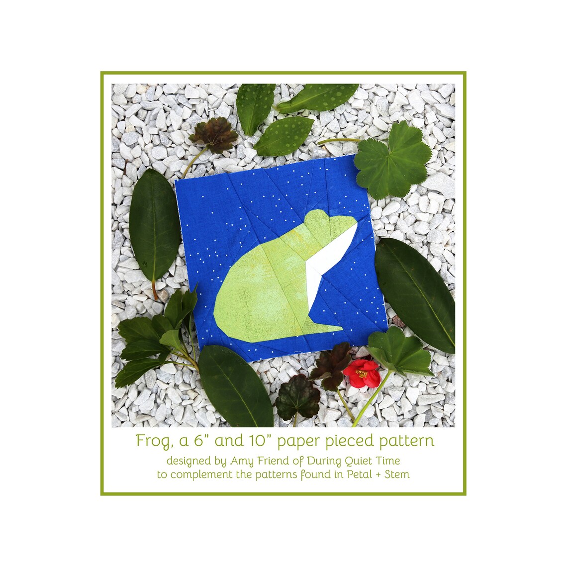 Frog Paper Pieced Pattern - Etsy