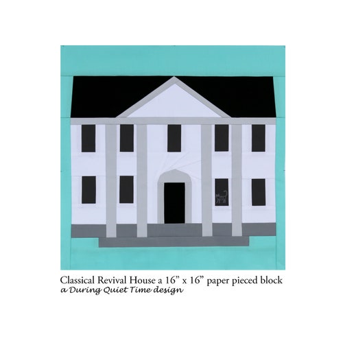 Ranch House Paper Pieced Pattern - Etsy