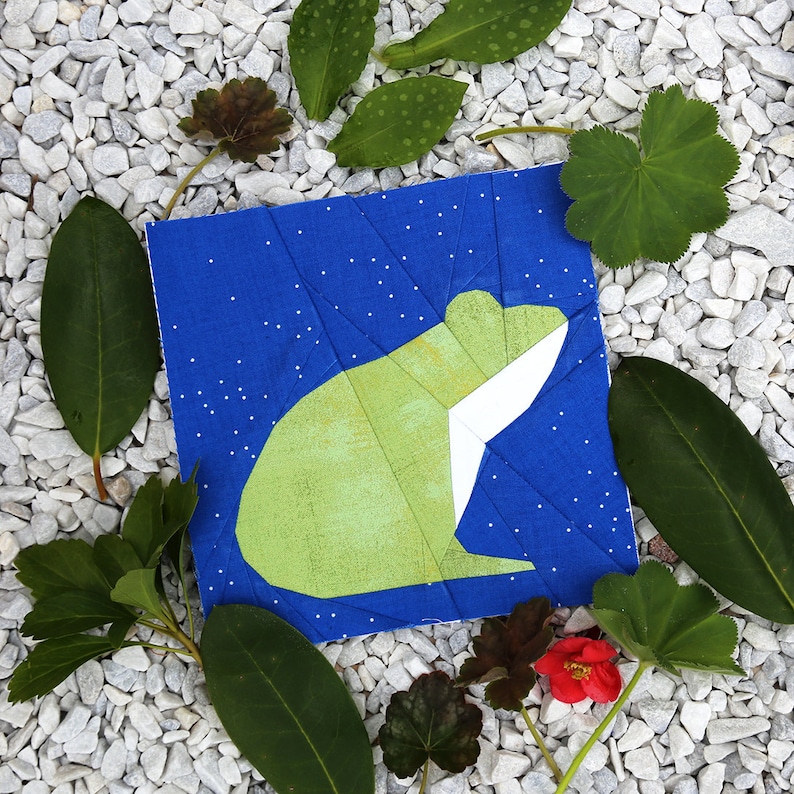 Frog Paper Pieced Pattern - Etsy