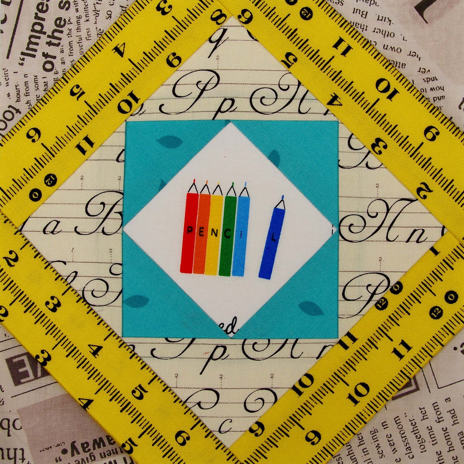 Mosaic Story Block Paper Pieced Pattern - Etsy