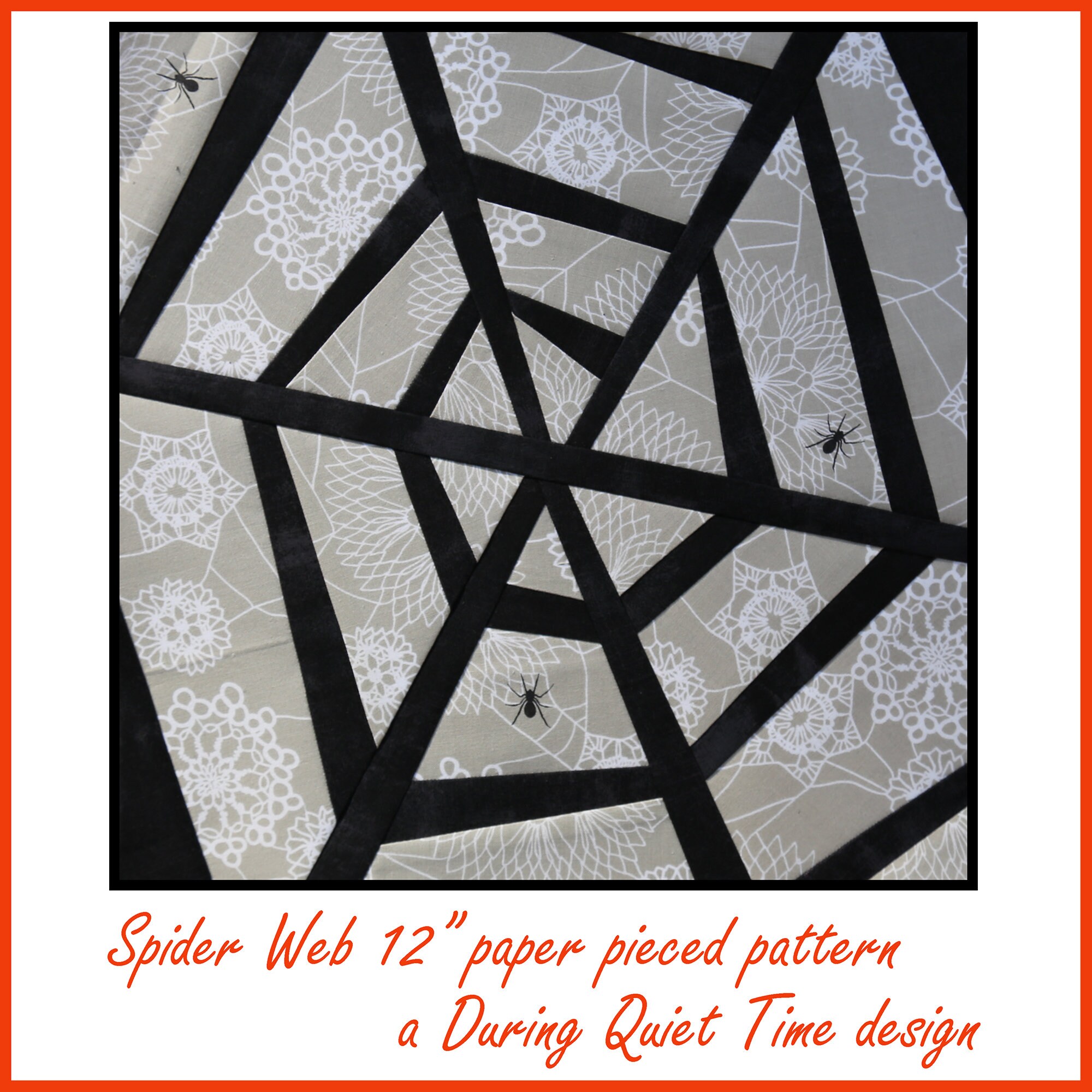 Spider Web Paper Pieced Pattern - Etsy