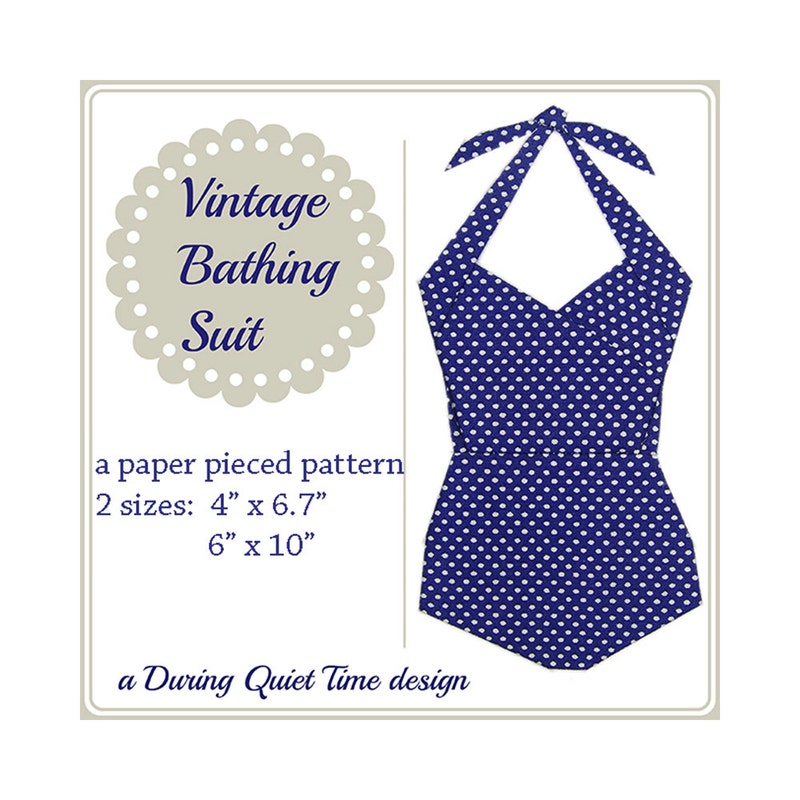 Bathing Suit Pattern - Etsy