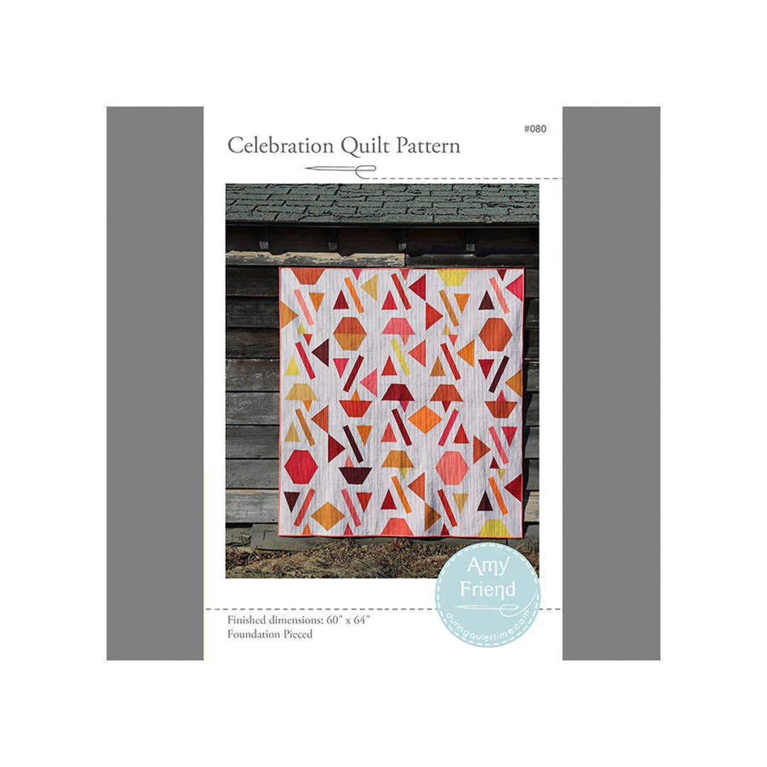 Celebration Quilt Pattern With Bonus Coloring Sheet - Etsy
