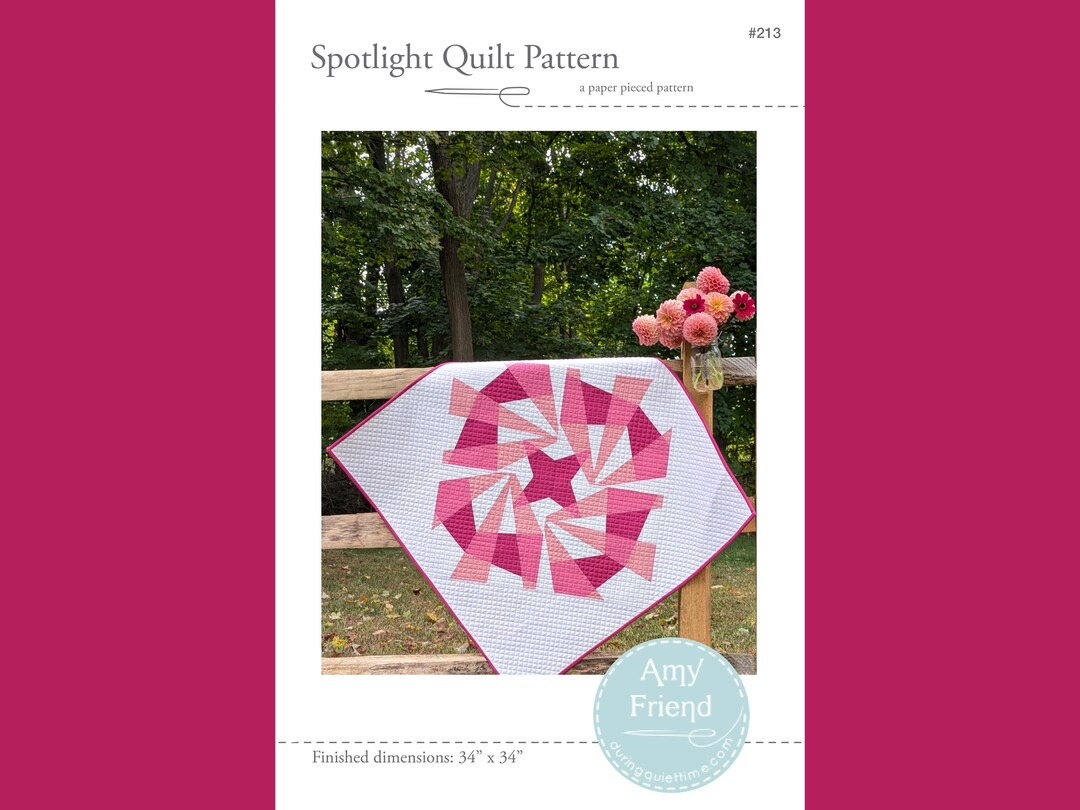 Spotlight Quilt Pattern--pdf - Etsy